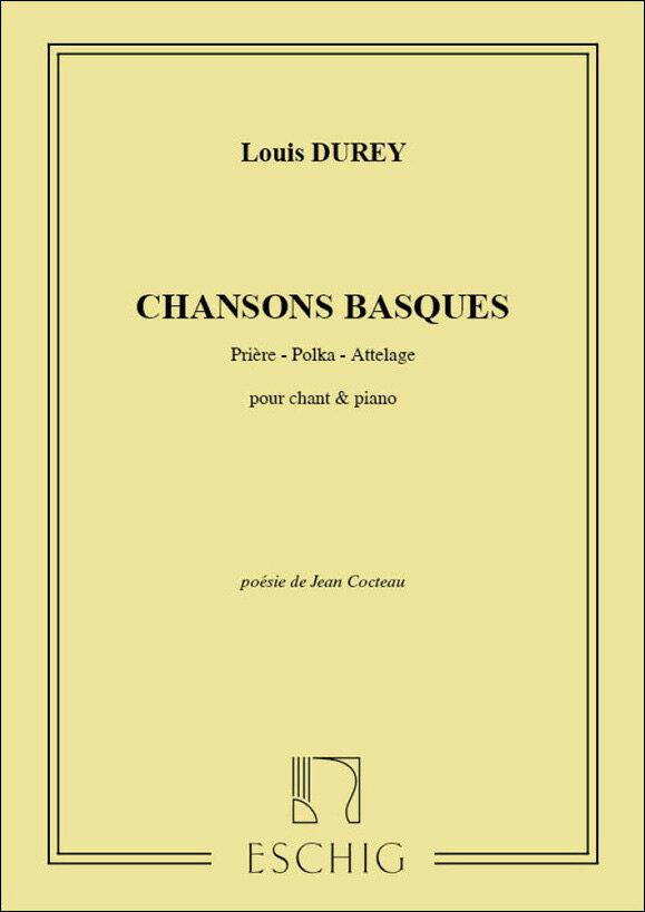 デュレ, Louis マックス・エシーク社発行年月：1970年01月01日 予約締切日：1969年12月31日 ISBN：2600001406306 本 楽譜 声楽 声楽