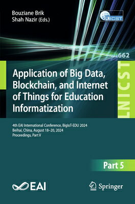 APPLICATION OF BIG DATA BLOCKC Lecture Notes of the Institute for Computer Sciences, Social Bouziane Brik Shah Nazir SPR...