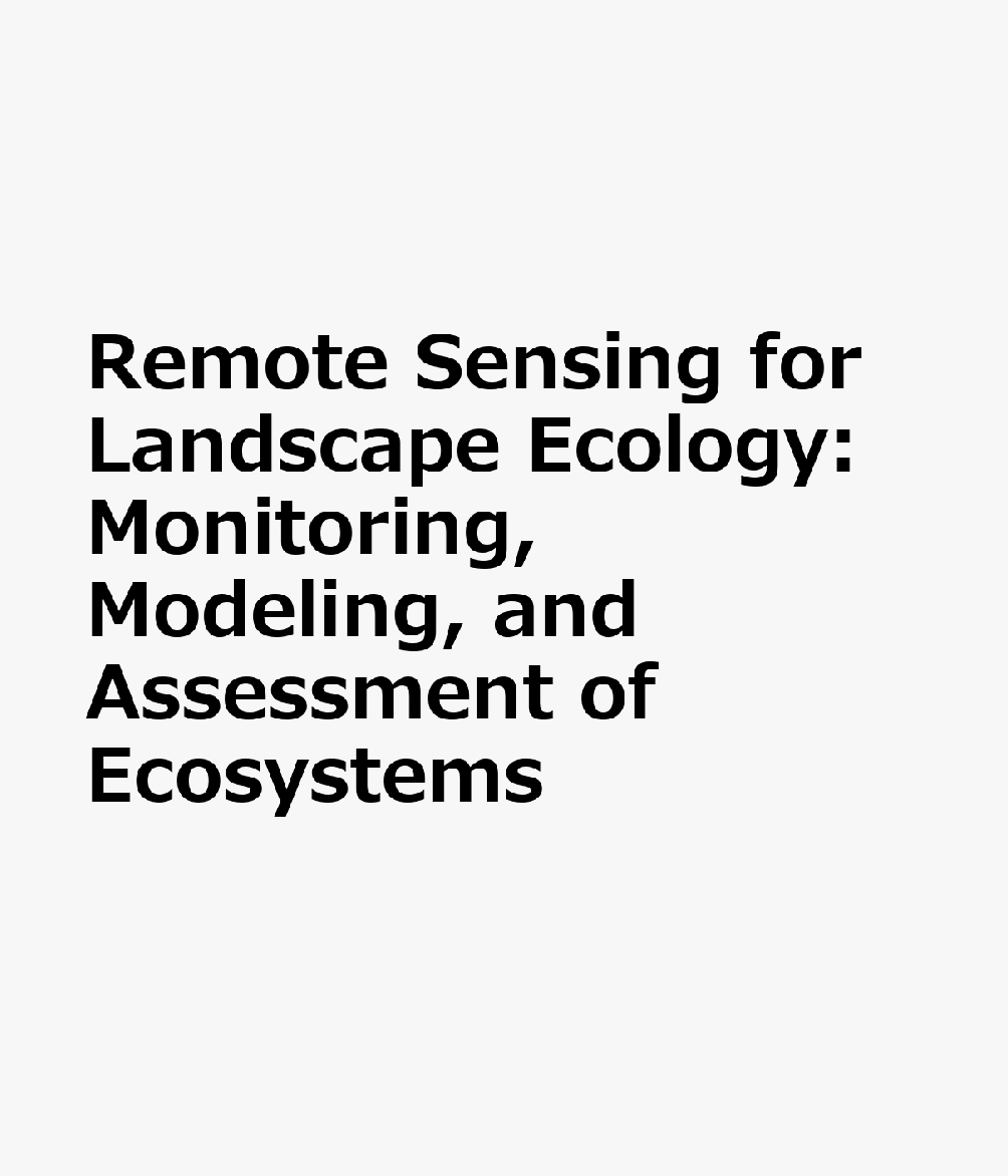 REMOTE SENSING FOR LANDSCAPE E Environmental and Societal Dimensions of Sustainable Development Goals Ricardo D. Lopez C...