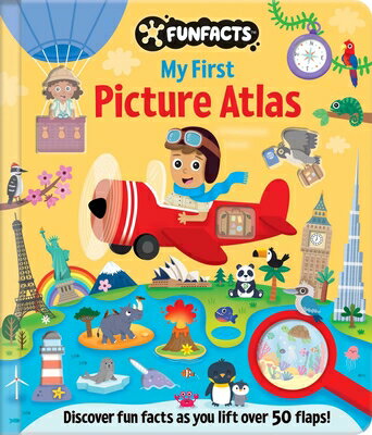 MY 1ST PICT ATLAS LIFTーTHEーFLA Funfacts Jennie Bradley LAKE PR2025 Hardcover English ISBN：9780655236436 洋書 Books for kid...