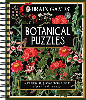 BG ー BOTANICAL PUZZLES Brain Games Publications International Ltd Brain Games PUBN INTL2024 Spiral English ISBN：97816393...