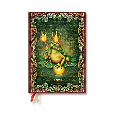 2027 THE BROTHERS GRIMM FROG P Fairy Tale Collection Paperblanks PAPERBLANKS2026 Desk English ISBN：9780349716480 洋書 Art ...