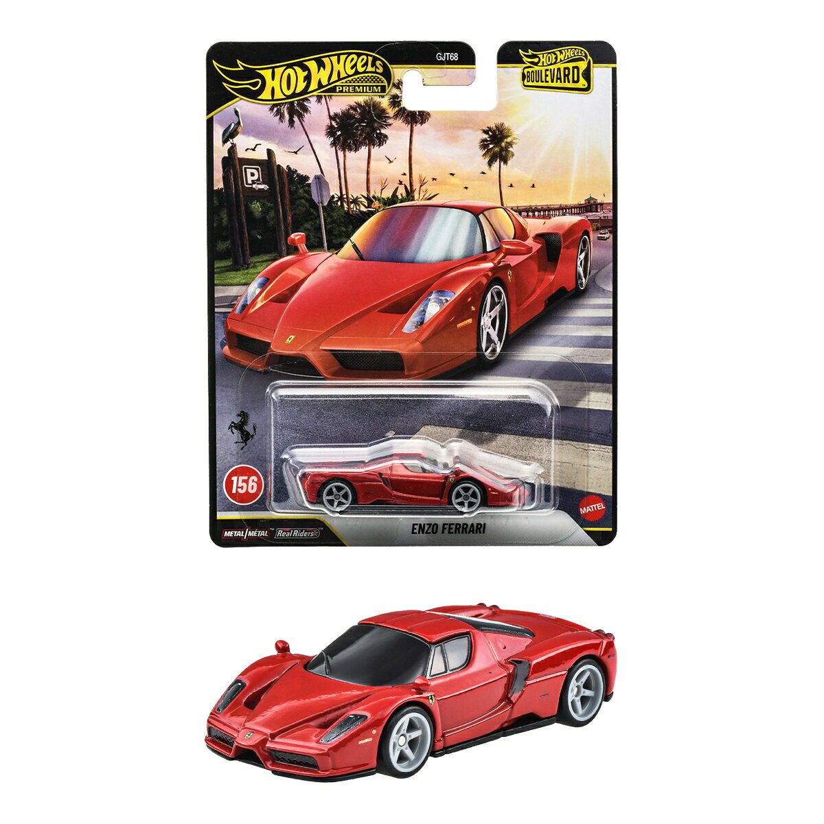 マテル・インターナショナル（株） 玩具ホットウィール Hot Wheels ブールバード Boulevard エンツォ・フェラーリ Enzo Ferrari Ferrari フェラーリ V12ミッドシップスーパーカー ミニカー ダイキャスト...
