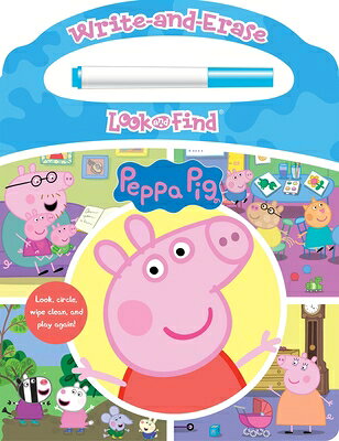 PEPPA PIG WRITEーANDーERASE LOOK Pi Kids PI KIDS2022 Board　Books English ISBN：9781503766556 洋書 Books for kids（児童書） Juvenil...