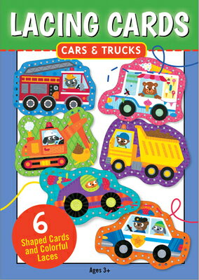 CARS & TRUCKS LACING CARDS (SE ー PETER PAUPER2025 Other English ISBN：9781441346575 洋書 Books for kids（児童書） Juvenile Nonfi...