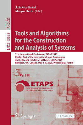 TOOLS & ALGORITHMS FOR THE CON Lecture Notes in Computer Science Arie Gurfinkel Marijn Heule SPRINGER NATURE2025 Paperba...