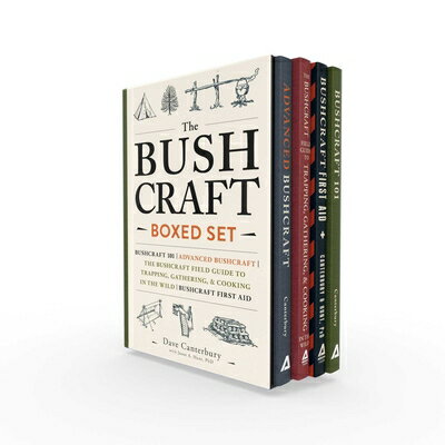 BOXEDーBUSHCRAFT BOXED SET B 4V Bushcraft Survival Skills Dave Canterbury Jason A. Hunt ADAMS MEDIA2017 Boxed　Set Boxed S...