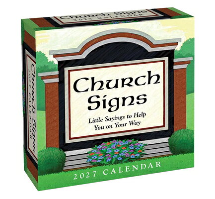 CHURCH SIGNS 2027 DAYーTOーDAY C Andrews McMeel Publishing ANDREWS & MCMEEL2026 Daily English ISBN：9798881606695 洋書 Fictio...