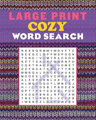 LP COZY WORD SEARCH Large Print Puzzle Books Editors of Thunder Bay Press THUNDER BAY PR2021 Paperback English ISBN：9781...