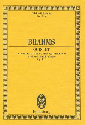 BRAHMS QUINTET FOR CLARINET 2 Edition Eulenburg Johannes Brahms EULENBURG1981 Paperback English ISBN：9783795766818 洋書 Ar...