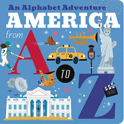 AMER FROM A TO Z Amelia Hepworth E. Rodriguez TIGER TALES2021 Board　Books English ISBN：9781680106930 洋書 Books for kids（児...