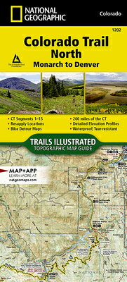 MAPーCOLORADO TRAIL NORTH MONAR National Geographic Topographic Map Guide National Geographic Maps NATL GEOGRAPHIC MAPS20...