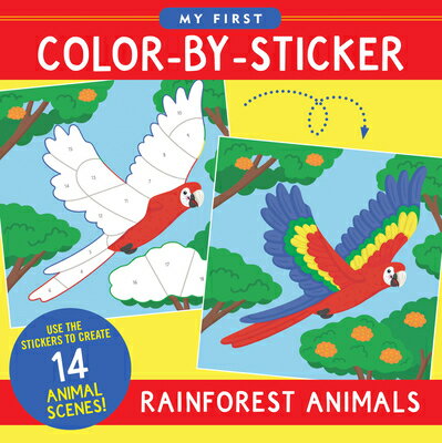 MY 1ST COLORーBYーSTICKER BK ー R ー PETER PAUPER2026 Paperback English ISBN：9781441347091 洋書 Books for kids（児童書） Juvenile F...