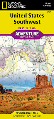 MAPーUS SOUTHWEST MAP 2022/E National Geographic Adventure Map National Geographic Maps NATL GEOGRAPHIC MAPS2022 Folded E...