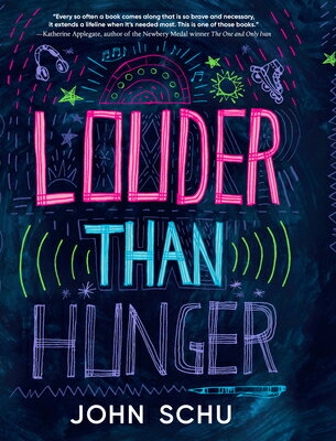 LOUDER THAN HUNGER ーLP John Schu YOUTH LARGE PRINT2024 Library　Binding English ISBN：9781420517156 洋書 Books for kids（児童書）...
