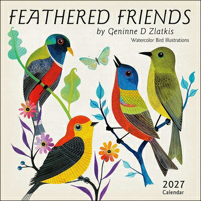 FEATHERED FRIENDS 2027 WALL CA Geninne D. Zlatkis AMBER LOTUS2026 Wall English ISBN：9798881607173 洋書 Art & Entertainment...