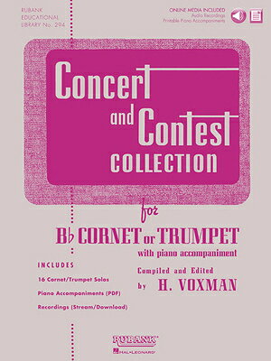 CONCERT & CONTEST COLL FOR BB H. Voxman RUBANK PUBN2010 Other English ISBN：9781423477211 洋書 Art & Entertainment（芸術＆エンターテ...