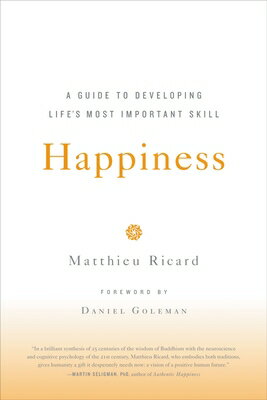 HAPPINESS Matthieu Ricard Daniel Goleman LITTLE BROWN & CO2007 Paperback English ISBN：9780316167253 洋書 Social Science（社会...