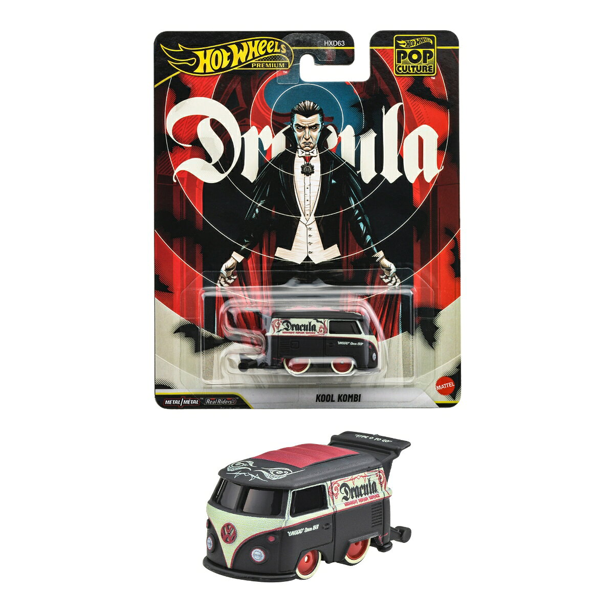 マテル・インターナショナル（株） 玩具【グッズ】【キャラクターグッズ】ホットウィール Hot Wheels ポップカルチャー Pop Culture クール コンビ Kool Kombi Dracula ドラキュラ Bram Stoker ...