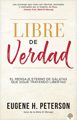 SPAーLIBRE DE VERDAD Eugene H. Peterson CASA CREACION2026 Paperback Spanish ISBN：9781966427377 洋書 Social Science（社会科学） Re...