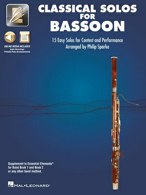 CLASSICAL SOLOS FOR BASSOON ー HAL LEONARD PUB CO2022 Paperback English ISBN：9781705167380 洋書 Art & Entertainment（芸術＆エンター...