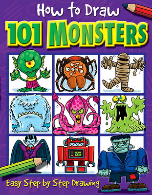 HT DRAW 101 MONSTERS How to Draw 101 Barry Green Dan Green IMAGINE THAT2015 Paperback English ISBN：9781842297421 洋書 Book...