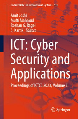 ICT CYBER SECURITY & APPLNS 20 Lecture Notes in Networks and Systems Amit Joshi Mufti Mahmud Roshan G. Ragel SPRINGER NA...