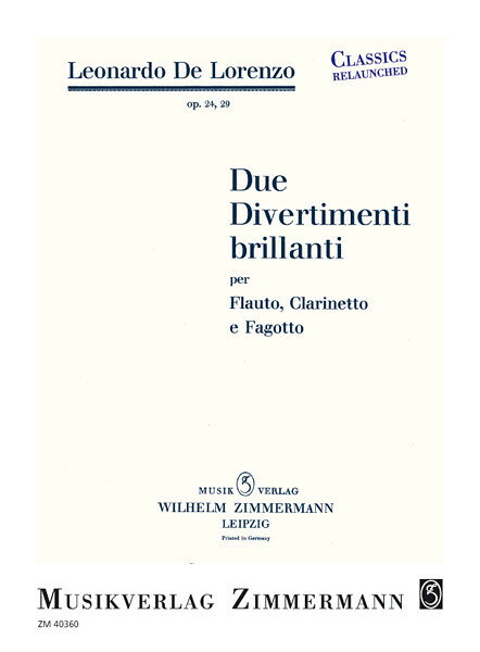 ロレンツォ, Leonardo de ツィマーマン社発行年月：1970年01月01日 予約締切日：1969年12月31日 ISBN：2600000657556 本 楽譜 吹奏楽・アンサンブル・ミニチュアスコア その他