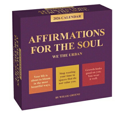 WE THE URBAN 2026 DAYーTOーDAY C Willie Greene ANDREWS & MCMEEL2025 Daily English ISBN：9781524897567 洋書 Business & SelfーCu...