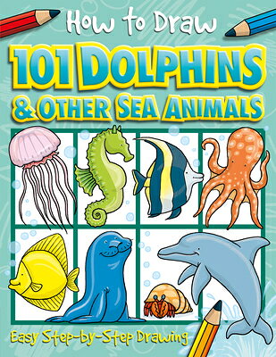 HT DRAW 101 DOLPHINS & OTHER S How to Draw 101 Nat Lambert Barry Green IMAGINE THAT2015 Paperback English ISBN：978184666...