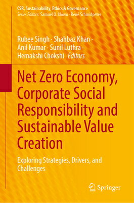 NET ZERO ECONOMY CORPORATE SOC Csr, Sustainability, Ethics & Governance Rubee Singh Shahbaz Khan Anil Kumar SPRINGER NAT...