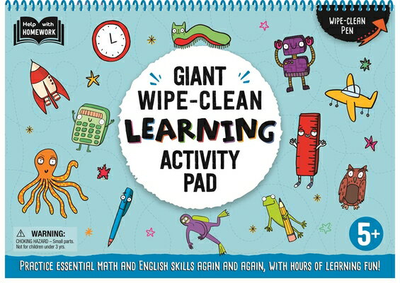 GIANT WIPEーCLEAN LEARNING ACTI Igloobooks Katie Abey IGLOOBOOKS2024 Spiral English ISBN：9781837717811 洋書 Books for kids（...