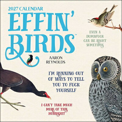 EFFIN BIRDS 2027 WALL CAL Aaron Reynolds ANDREWS & MCMEEL2026 Wall English ISBN：9798881607821 洋書 Fiction & Literature（小説...