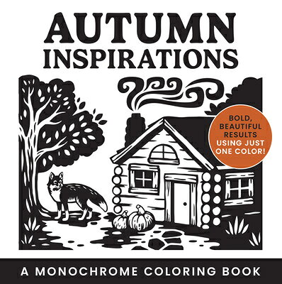 AUTUMN INSPIRATIONS A MONOCHRO Dover Monochrome Coloring Books Ashley Hull DOVER PUBN INC2026 Paperback English ISBN：978...