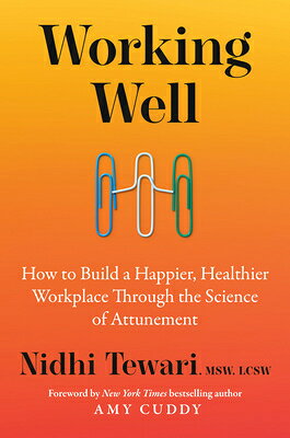 WORKING WELL Nidhi Tewari, MSW Lcsw Amy Cuddy TARCHER JEREMY PUBL2026 Hardcover English ISBN：9798217047864 洋書 Business &...