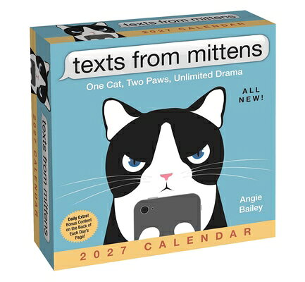 TEXTS FROM MITTENS THE CAT 202 Angie Bailey ANDREWS & MCMEEL2026 Daily English ISBN：9798881607876 洋書 Fiction & Literatur...