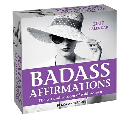 BADASS AFFIRMATIONS 2027 DAYーT Becca Anderson ANDREWS & MCMEEL2026 Daily English ISBN：9798881607883 洋書 Fiction & Literat...
