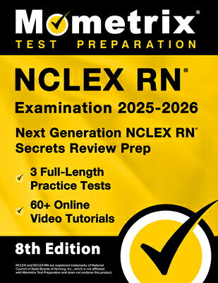 NCLEX RN EXAM 2025ー2026 ー 3 FU Matthew Bowling MOMETRIX MEDIA LLC2025 Paperback English ISBN：9781516727889 洋書 Reference ...