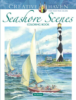 CREATIVE HAVEN SEASHORE SCENES Adult Coloring Books: Sea Life Dot Barlowe DOVER PUBN INC2018 Paperback English ISBN：9780...