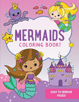 MERMAIDS COLOR BK ー PETER PAUPER2022 Paperback English ISBN：9781441338020 洋書 Books for kids（児童書） Juvenile Nonfiction