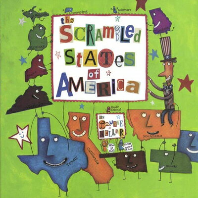 SCRAMBLED STATES OF AMER Laurie Keller Laurie Keller HENRY HOLT1998 Hardcover English ISBN：9780805058024 洋書 Books for ki...