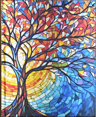 BBーSTAINED GLASS TREE OF LIFE ー PETER PAUPER2026 Other English ISBN：9781441348036 洋書 NonーClassifiable（その他）