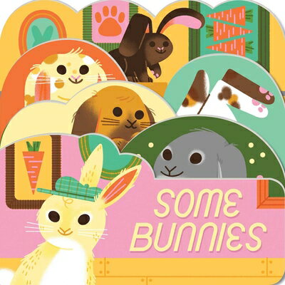 SOME BUNNIES Layered View Lydia Nichols GIBBS SMITH PUB2025 Board　Books English ISBN：9781423668053 洋書 Books for kids（児童書...