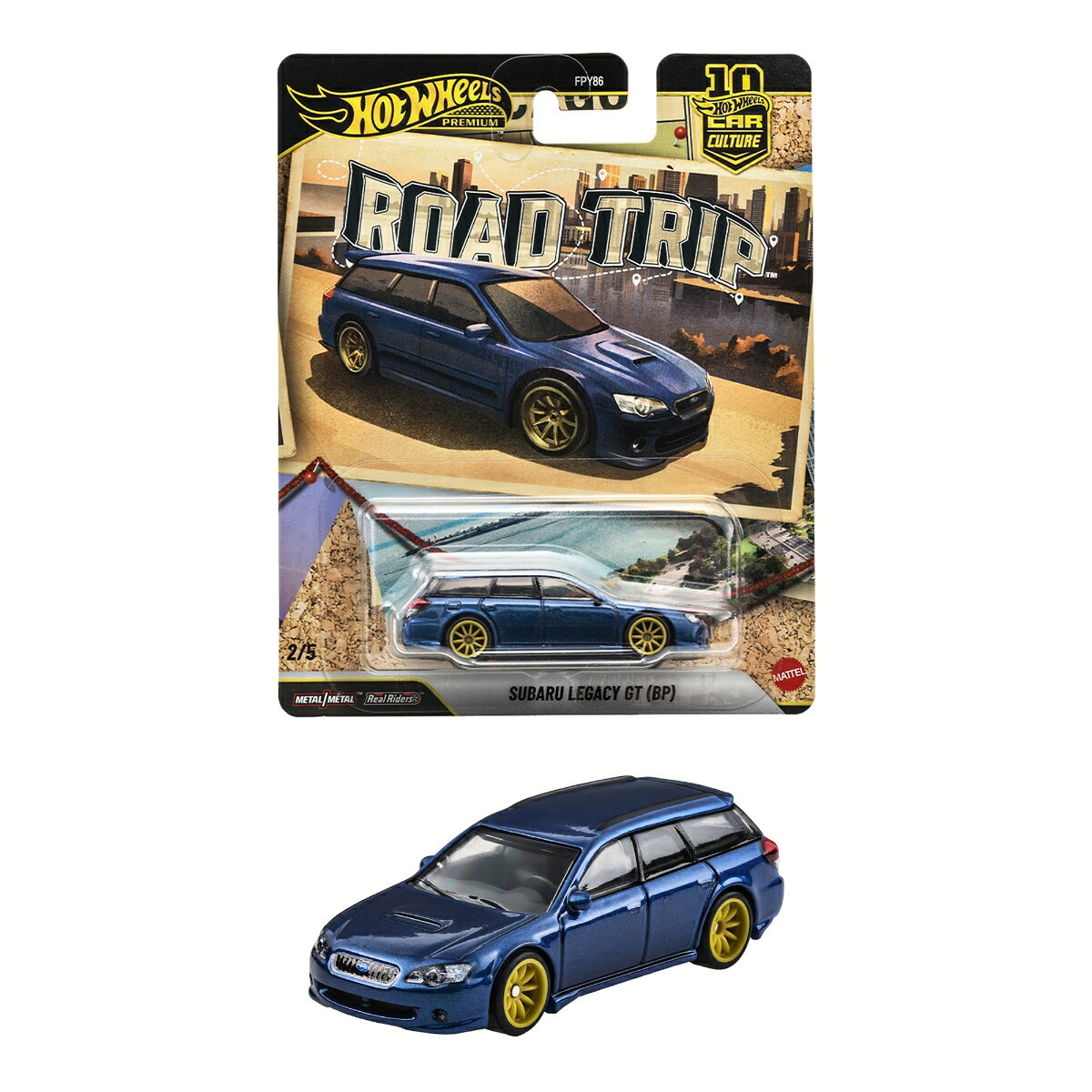 マテル・インターナショナル（株） 玩具Hot Wheels Car Culture Road Trip Subaru Legacy GT BP スバル レガシィ GT レガシー Legacy Wagon スポーツワゴン AWD 四輪駆動 タ...