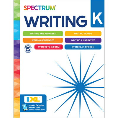 SPECTRUM WRITING WORKBK GRD K Spectrum Spectrum Carson Dellosa Education SPECTRUM2026 Paperback English ISBN：97814838781...