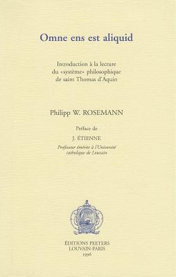 FREーOMNE ENS EST ALIQUID INTRO Pw Rosemann PEETERS PUB1996 Paperback French ISBN：9789068318142 洋書 Social Science（社会科学） P...