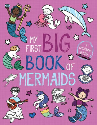 COLOR BKーMY 1ST BBO MERMAIDS My First Big Book of Coloring Little Bee Books LITTLE BEE BOOKS2025 Paperback English ISBN：...