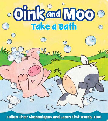 OINK & MOO TAKE A BATH Marilee Joy Mayfield Annabel Spencely 7 CATS PR2025 Board　Books English ISBN：9781423668183 洋書 Boo...