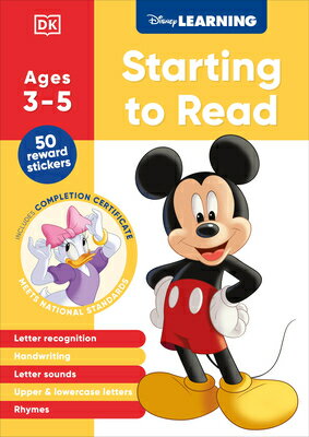 DISNEY LEARNING STARTING TO RE Disney Learning DK DK PUB2025 Paperback English ISBN：9798217128228 洋書 Books for kids（児童書）...
