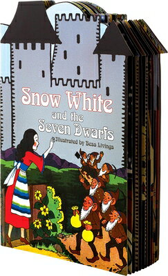SNOW WHITE & THE 7 DWARFS SHAP Children's DieーCut Shape Book Bess Livings Brothers Grimm LAUGHING ELEPHANT2014 Paperback...